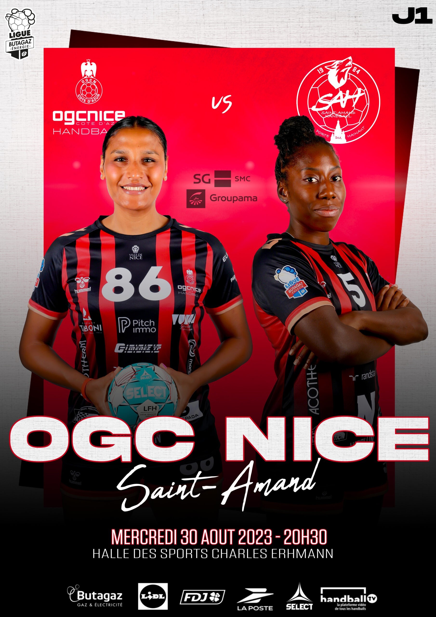 La billetterie en ligne pour OGC Nice Handball/Saint-Amand Handball est ouverte - OGC Nice Handball